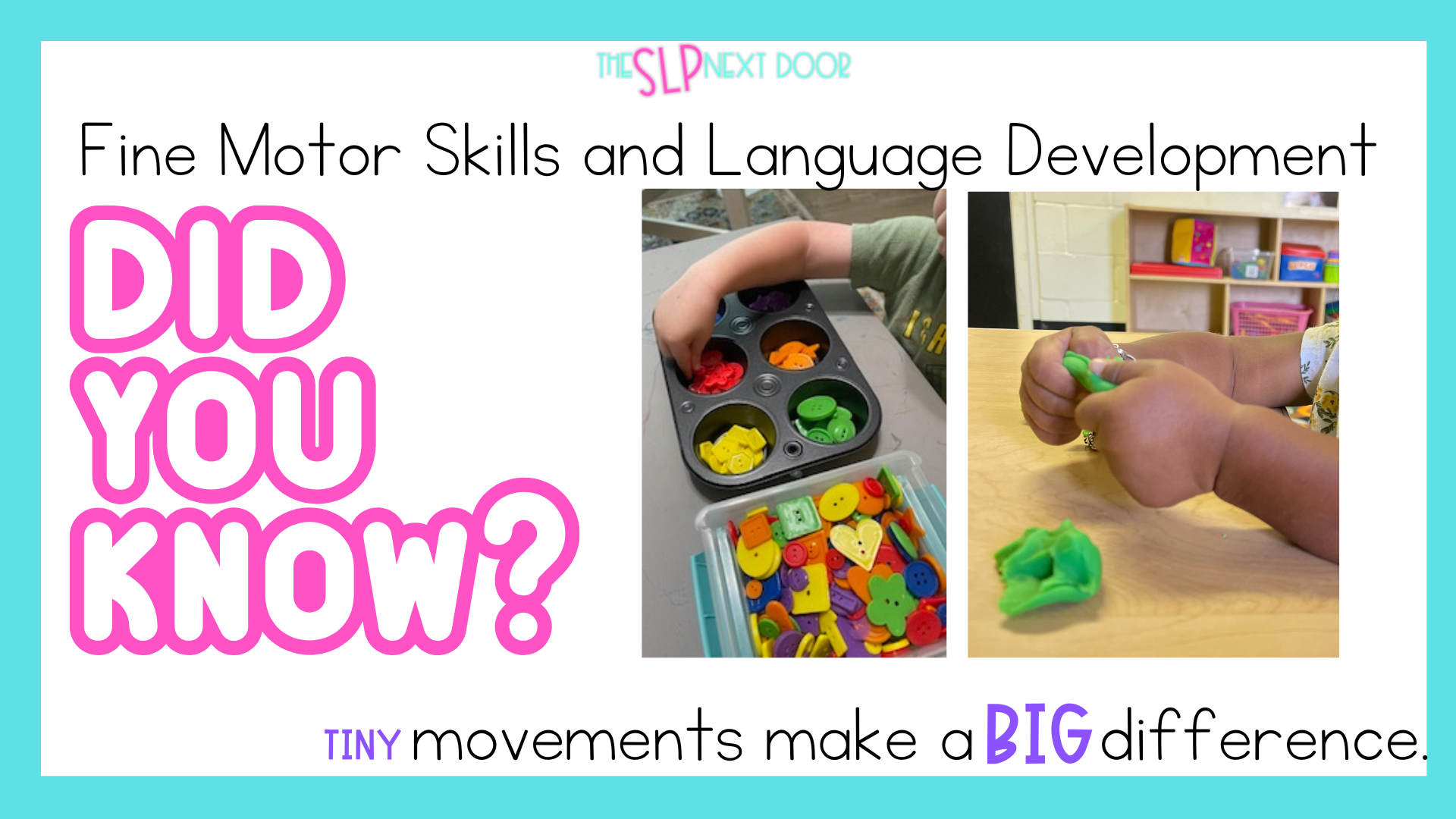 fine motor activities preschool · The SLP Next Door